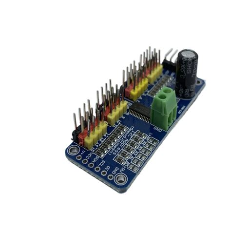 Pca9685 16 채널 12 비트 Pwm I2c Iic 인터페이스 서보 모터 드라이버 컨트롤러 보드 모듈 스티어링 기어 로봇 서보 드라이브 Buy Pca9685서보