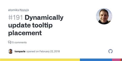 dynamically update tooltip placement · issue 191 · atomiks tippyjs