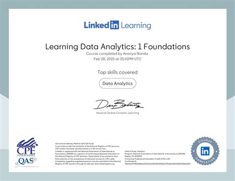 Dataanalytics Linkedinlearning Learning Careergrowth Newskills