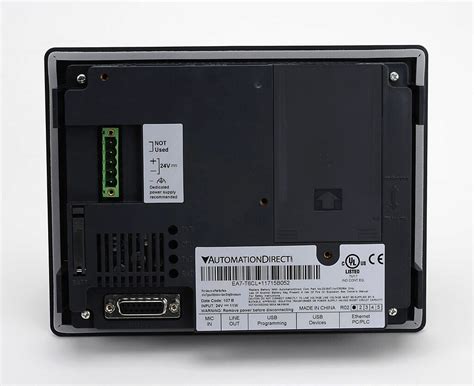 C More Hmi 6in Color Tft Lcd Touch Screen Pn Ea7 T6cl Automationdirect