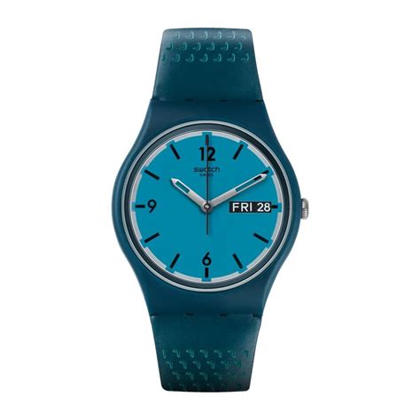 Swatch Blue Bottle Mens Watch Gn719 Gioielleria De Patto