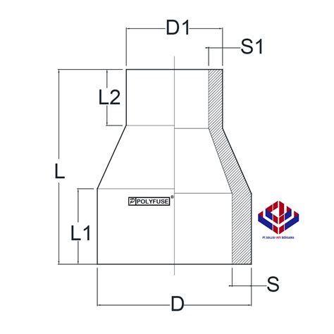 Reducer Hdpe Polyfuse Injection Moulding 110 X 90 Mm 4 X 3 Pt