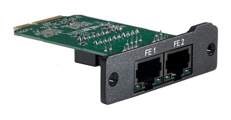 dual fast ethernet expansion module with 2x rj45 netcloud equipment