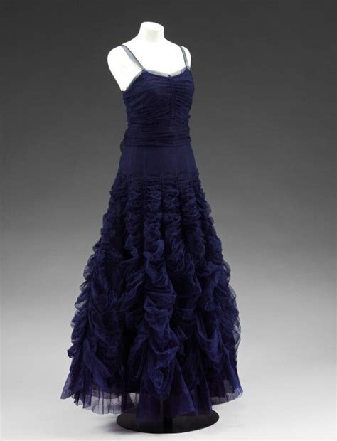 1938 Edward Molyneux Angleterre Probablement Mode Mode 1930 Robe
