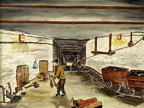 Le Busty Kip Collecte Des Jockies Et Pousse Vers L`arbre De James Mackenzie 1927 2013 James