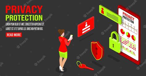 Premium Vector Global Data Security Personal Data Security Cyber Data
