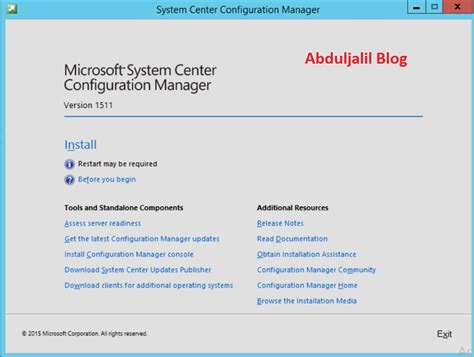Upgrade To System Center Configuration Manager 1511 Current Branch Abdul Jalil Abou Alzahab