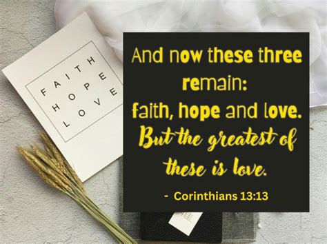 Bible Verses About Love And Faith