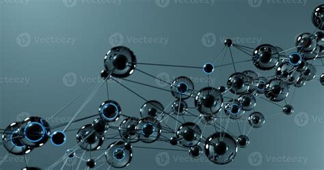 Abstract Background Design Using Pattern Of Interconnected Metal