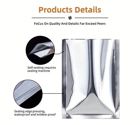 Double Sided Aluminized Flat Mouth Vacuum Aluminized Three Temu