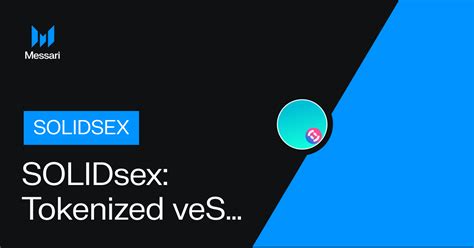 Solidsex Tokenized Vesolid Price Solidsex To Usd Research News And Fundraising Messari