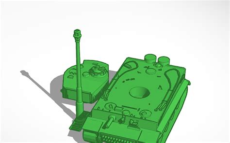 3d Design Tiger 1 Tinkercad