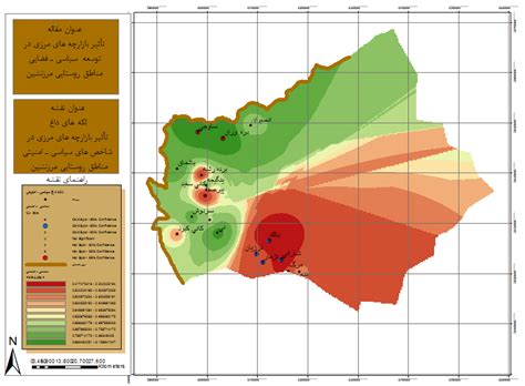 Hot Spot Analysis Map Of The Impact Of Border Markets On Download
