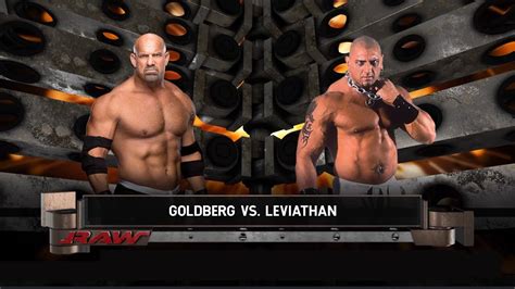 Wwe 2k23 Goldberg Vs Leviathan Youtube