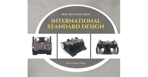 Ikedo Mini Sumo Robot Starter Kit