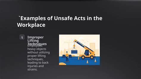 Unsafe Act And Unsafe Conditions Hsnsgsbsnsbsvsbsbsbe Pptx