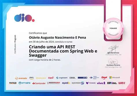 Criando Uma Api Rest Documentada Com Spring Web E Swagger Otávio Augusto