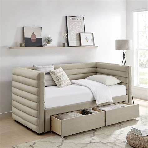 Bella Fabric Day Bed Stylish Guest Bed • All About Beds