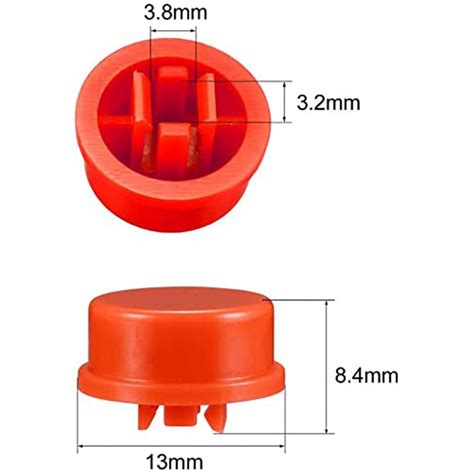 Round Tactile Switch Cap Flux Electronix