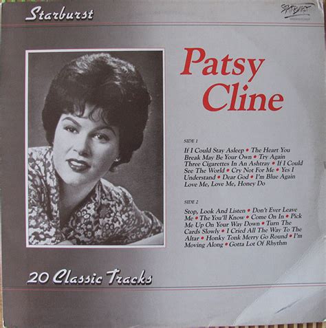 Patsy Cline 20 Classic Tracks Lp Comp The Record Album
