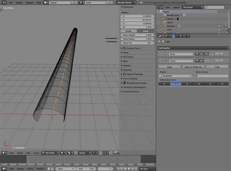 Help With Array And Curve Modifier Modeling Blender Artists Community