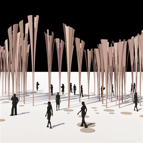 Clover Column Pavilion Junelee Architecture
