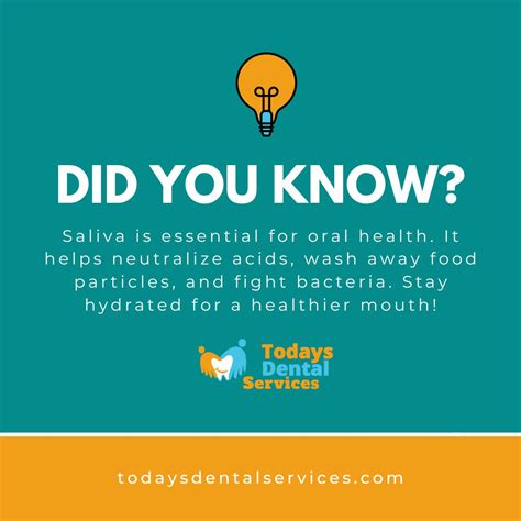Learn About Saliva For Oral Health At Todays