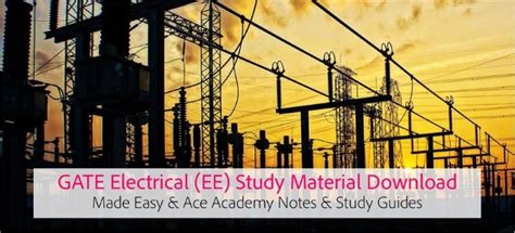 Gate Ee Electrical Engg Made Easy And Ace Academy Pdf Hand Written