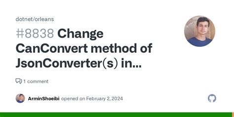 Change CanConvert Method Of JsonConverter S In OrleansJsonSerializer Issue Dotnet