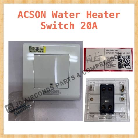 ACSON Water Heater Switch Aircond Switch A Shopee Malaysia