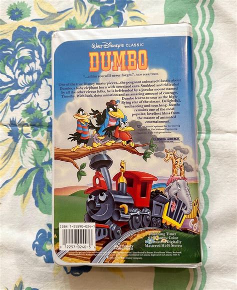 Dumbo Movie Dumbo Vhs Tape Disney Vhs Tapes 1990s Etsy