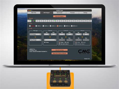 CME U6MIDI Pro MIDI Interface With MIDI Routing And Filters