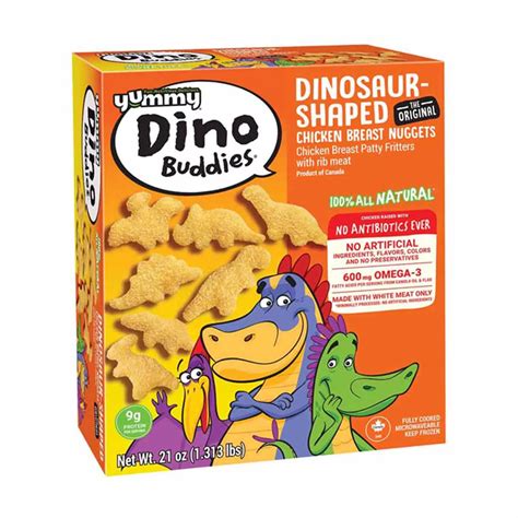Buy Yummy Dino Buddies All Natural Dinosaur Shaped Chicken Breast