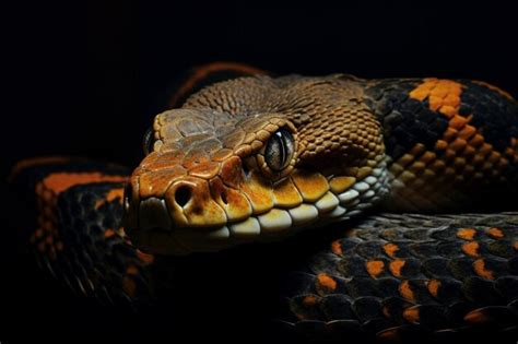 Premium Ai Image Poisonous Snake