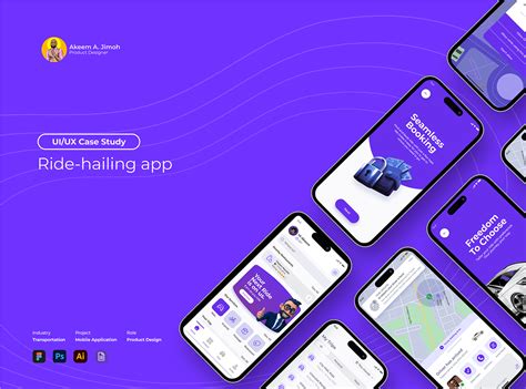 Ride Hailing App Design Behance