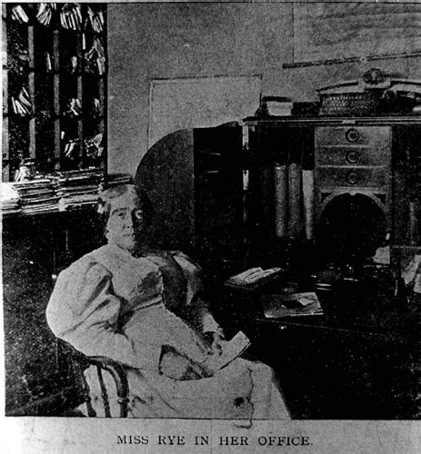 Maria Rye Some Years After Her Association With New Zealand As An