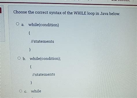 Solved While A System Out Print A A O Chegg