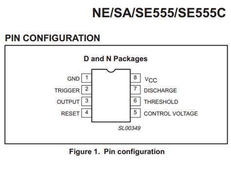 NE555 555 Timer IC Philips