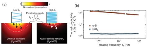 A Illustration Of Diffusive And Ballistic Transport If The Thermal Download Scientific