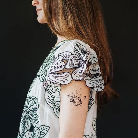 Tiny Flower Fest Tin By Chris Montes From Tattly Temporary Tattoos