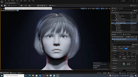 free rigged female 3d character game animation ready by khaloui