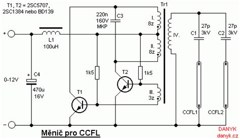 Simple Ccfl Inverter Circuit Diagram