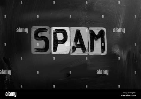 Spam Word Black And White Stock Photos Images Alamy