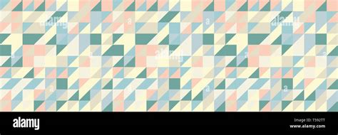 Seamless Geometric Triangle Pattern Abstract Retro Vector Stock Vector