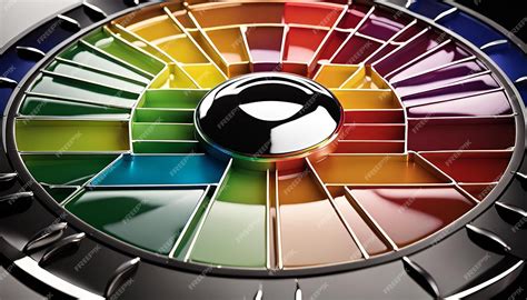 Classic Color Wheel Premium Ai Generated Image