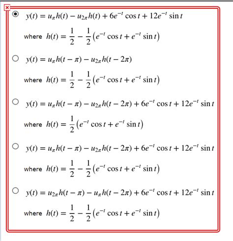 Solved Find The Solution Of The Given Initial Value Problem Chegg Com