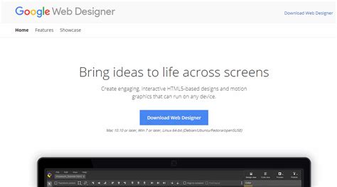 Google Web Designer Review Pricing Features Alternatives OMT
