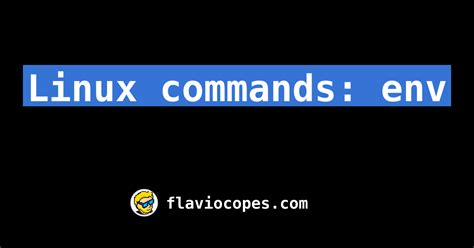 Linux Commands Env