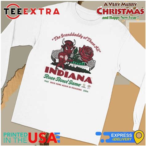 Official Indiana Hoosiers Iu The Granddaddy Of Them All 2026 Rose Bowl