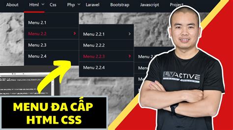 Hướng dẫn tạo MENU ĐA CẤP với HTML, CSS dễ dàng | Unitop.vn - YouTube